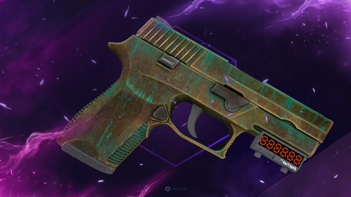 P250 | Verdigris | Battle-Scarred | StatTrak