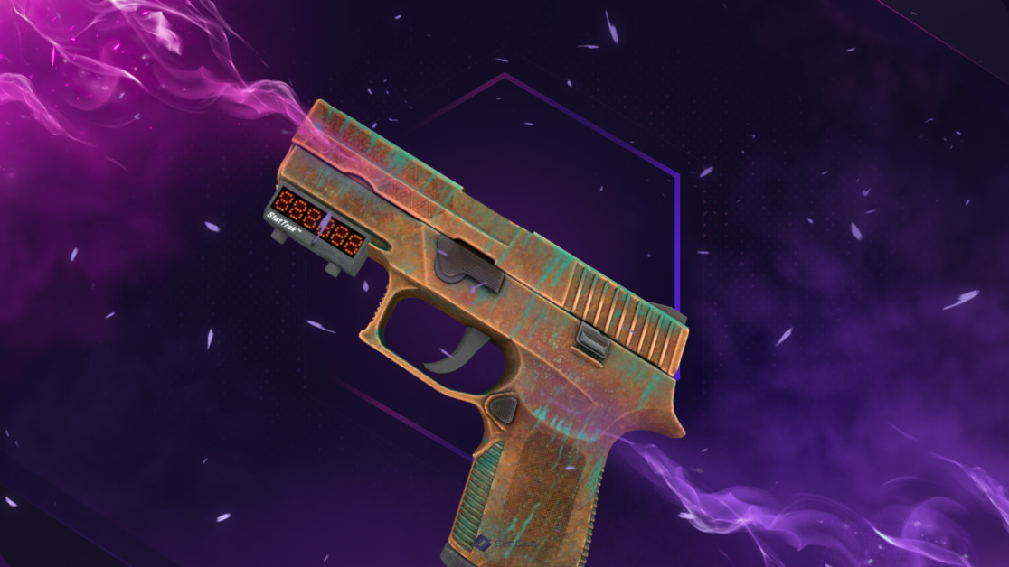 P250 | Verdigris | Minimal Wear | StatTrak