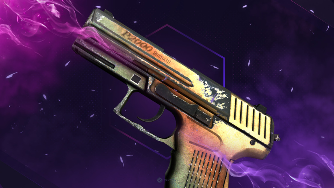 P2000 | Amber Fade | มีรอยถลอกอย่างมาก