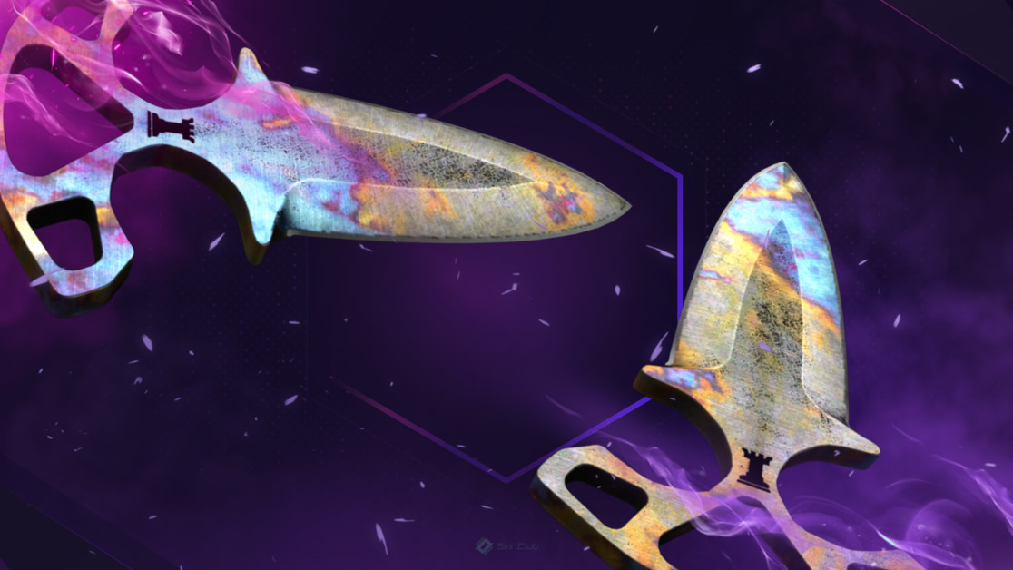 Shadow Daggers | Case Hardened | Well-Worn