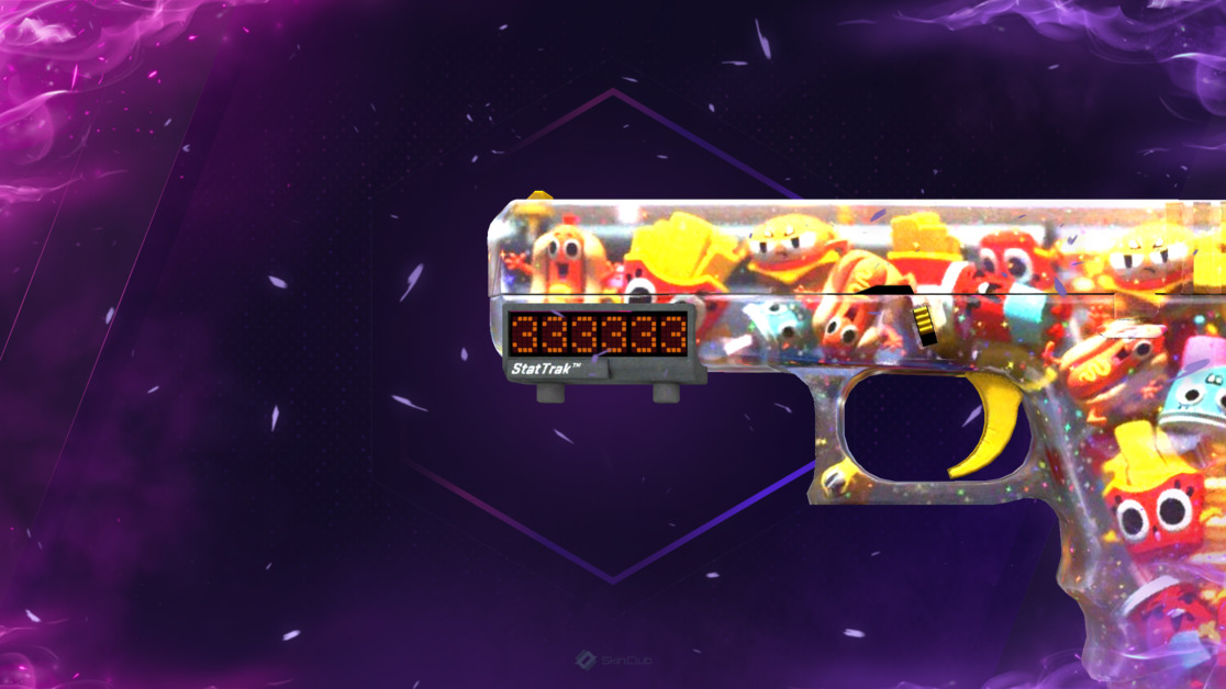 Glock-18 | Snack Attack | Well-Worn | StatTrak