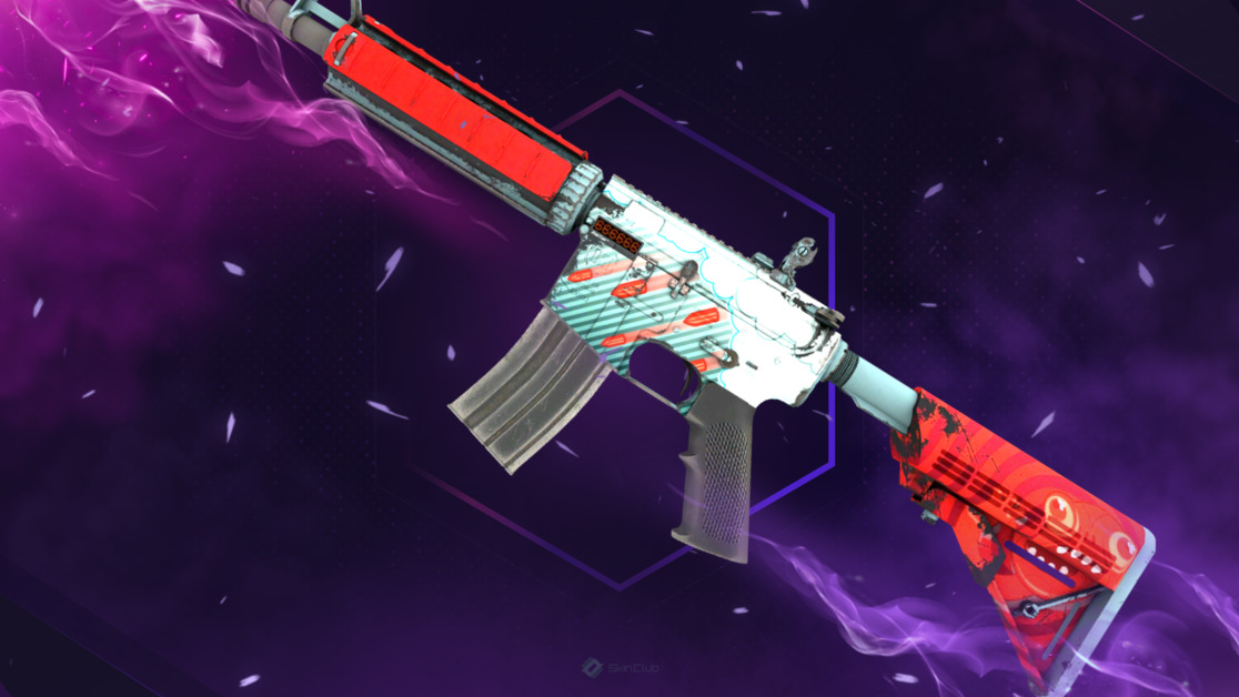 M4A4 | Bullet Rain | Minimal Wear | StatTrak