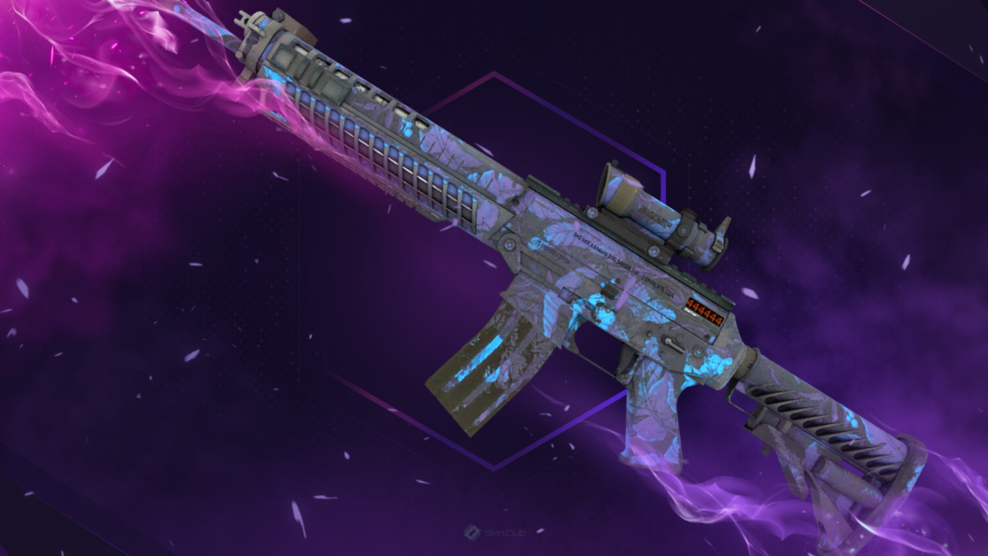 SG 553 | Aloha | Well-Worn | StatTrak