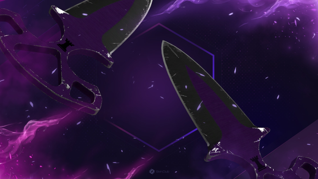 Shadow Daggers | Ultraviolet | Well-Worn