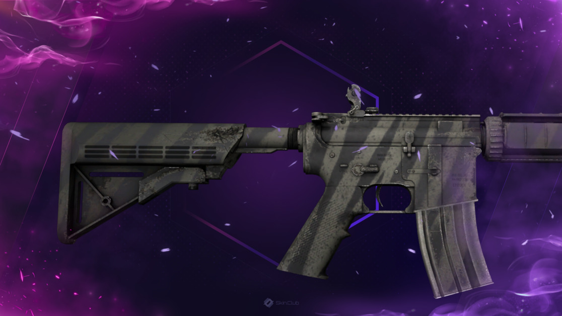 M4A4 | Faded Zebra | Minimal Wear