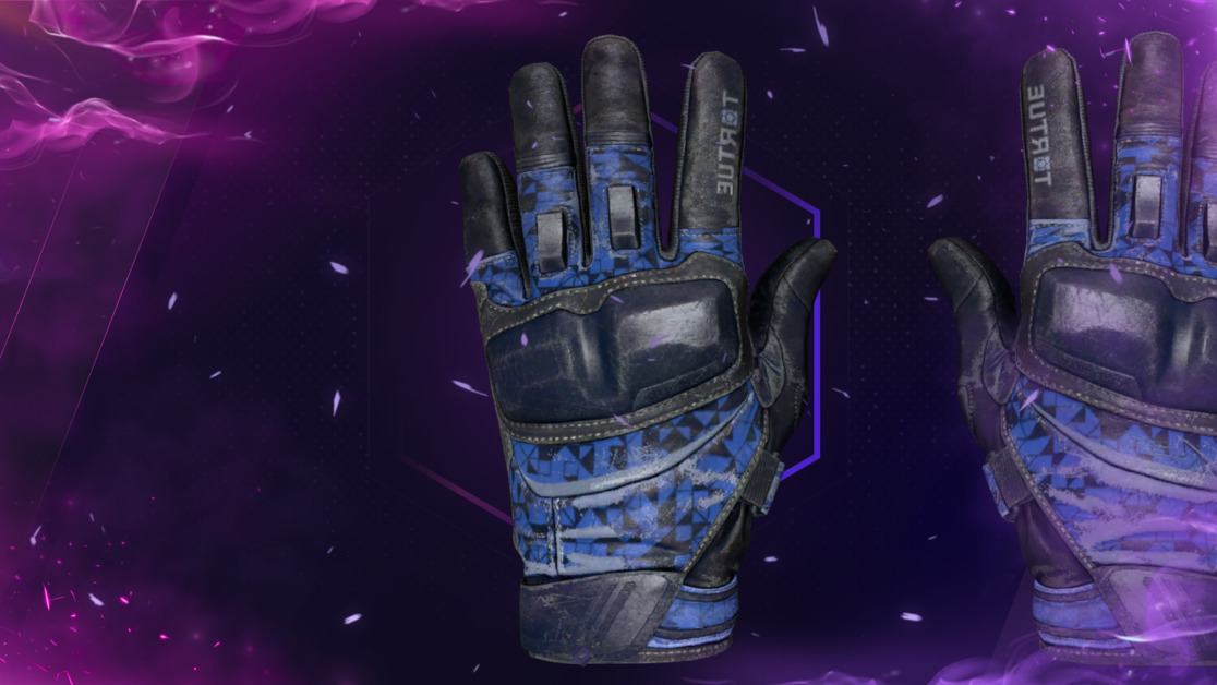 Moto Gloves | Polygon | Battle-Scarred