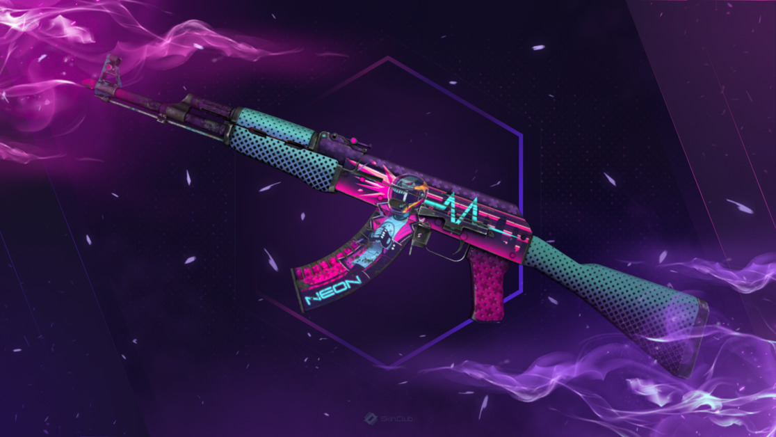 AK-47 | Neon Rider | Battle-Scarred