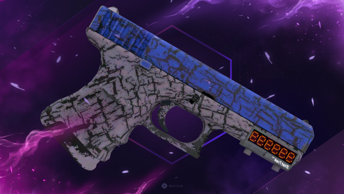 Glock-18 | Blue Fissure | Field-Tested | StatTrak