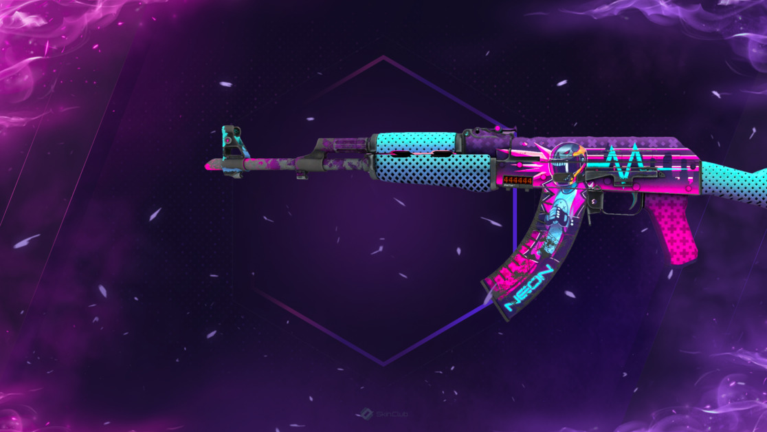 AK-47 | Neon Rider | Battle-Scarred | StatTrak