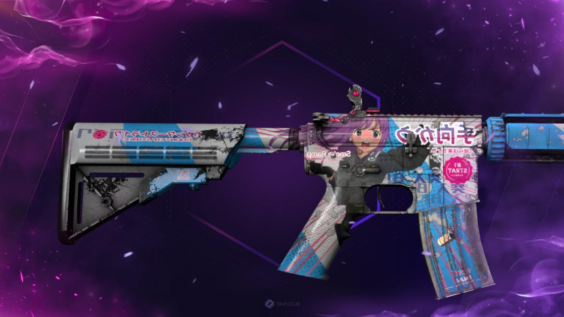 M4A4 | Temukau | Well-Worn